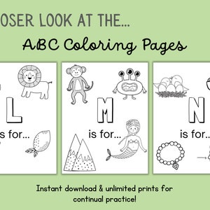 Alphabet Practice Worksheets Bundle | ABC Reading Writing | Kids ...