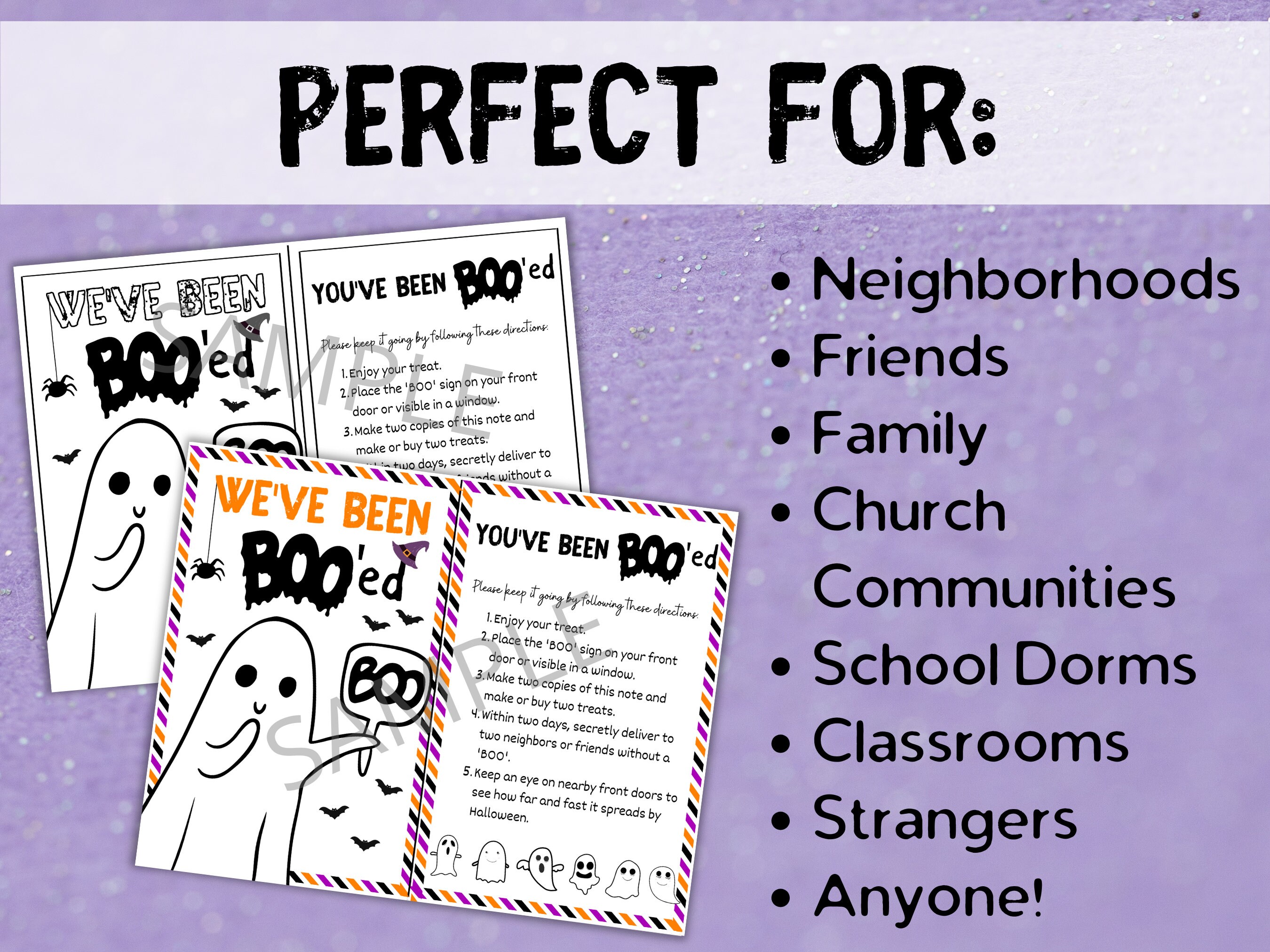 You’ve Been Booed Printable | We’ve Been Boo’d Sign | Neighborhood ...