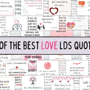 LDS Quotes About Love | LDS Valentine's Day Quotes | Printable LDS ...
