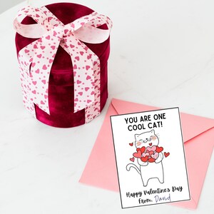 Cute Cat Valentines Day Cards | Printable Cat Valentines for Kids ...