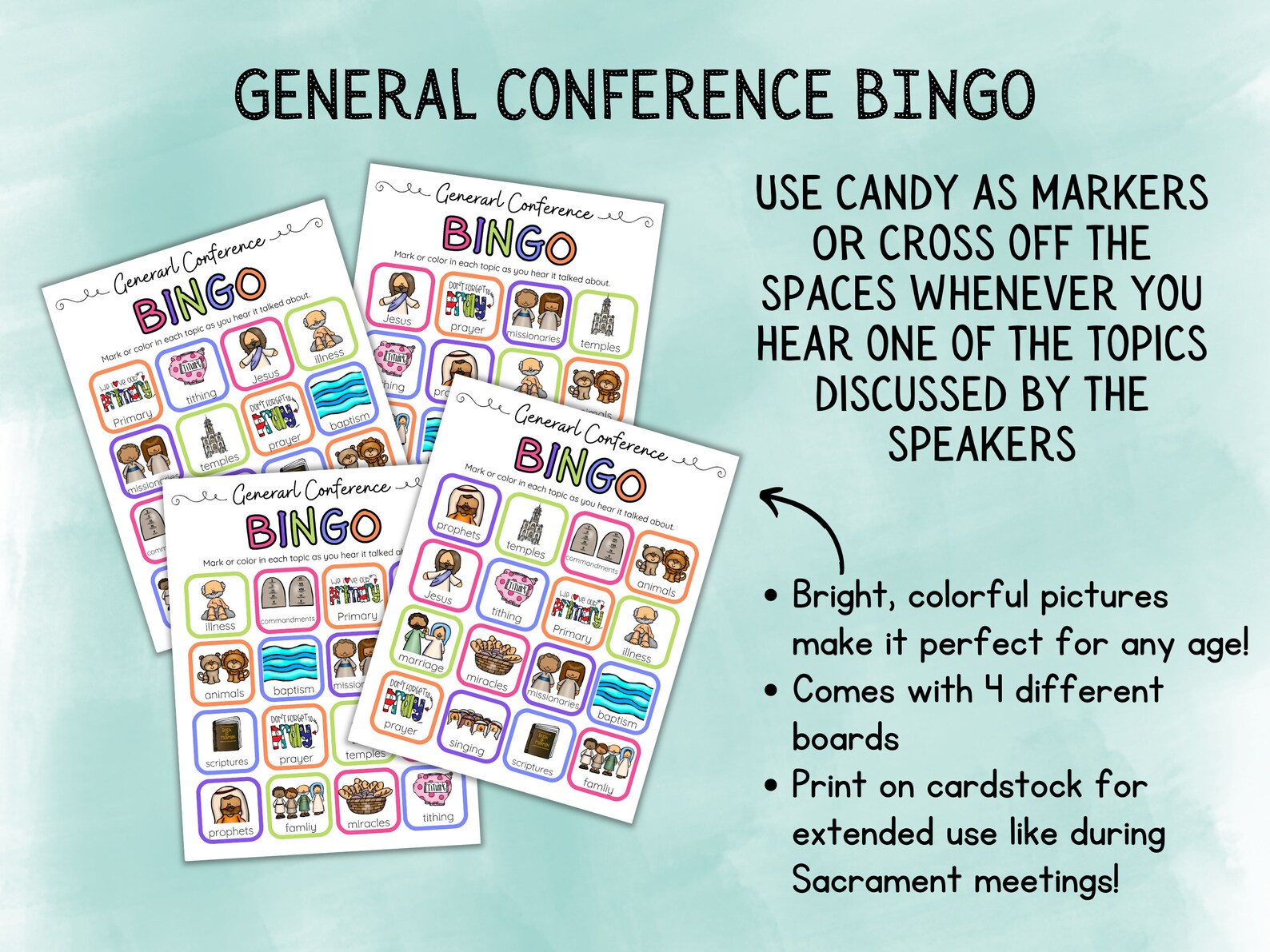 General Conference April 2026 Activities for Kids | LDS Conference ...