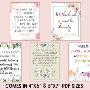 LDS Quotes About Motherhood | Mother's Day Quotes | Mother's Day Card ...