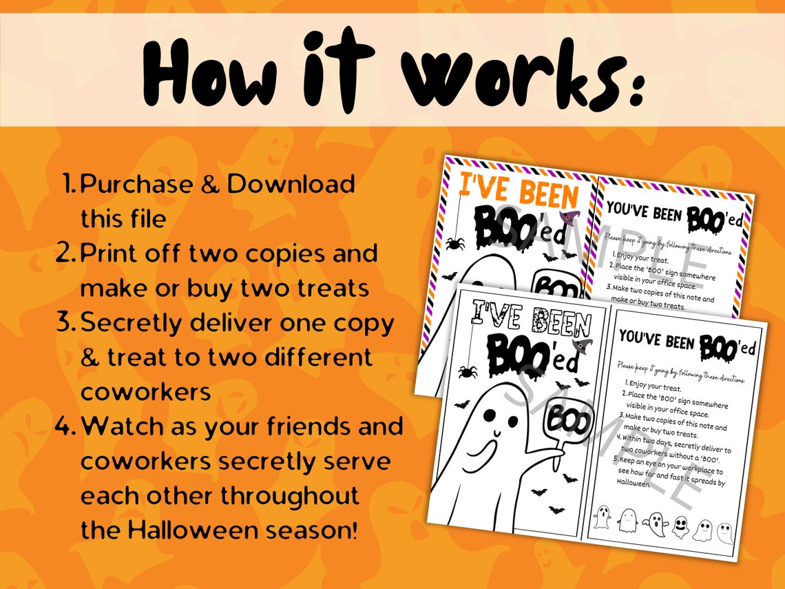 You’ve Been Booed Printable Office Edition | I’ve Been Boo’d Sign ...