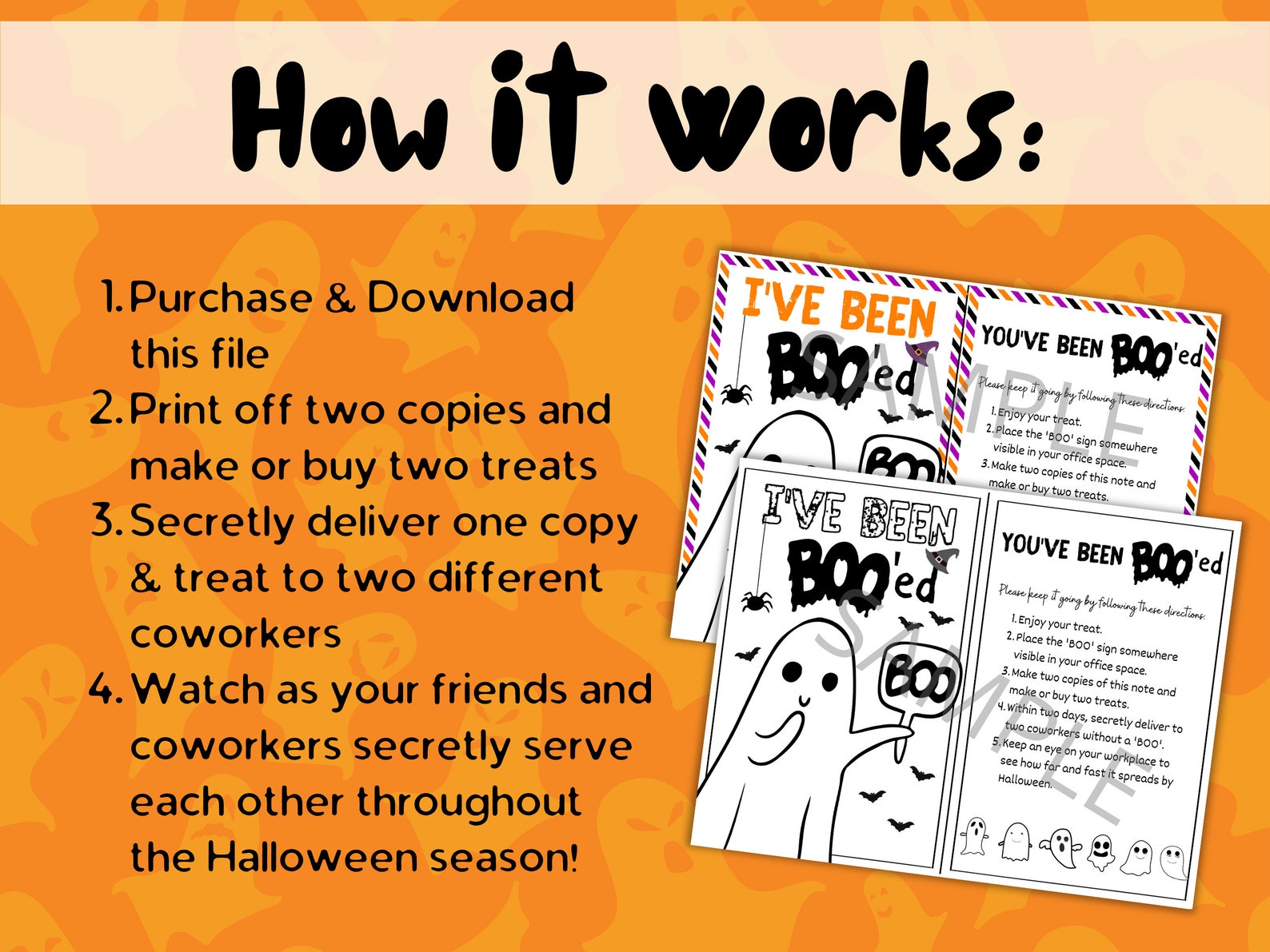 You’ve Been Booed Printable Office Edition | I’ve Been Boo’d Sign ...