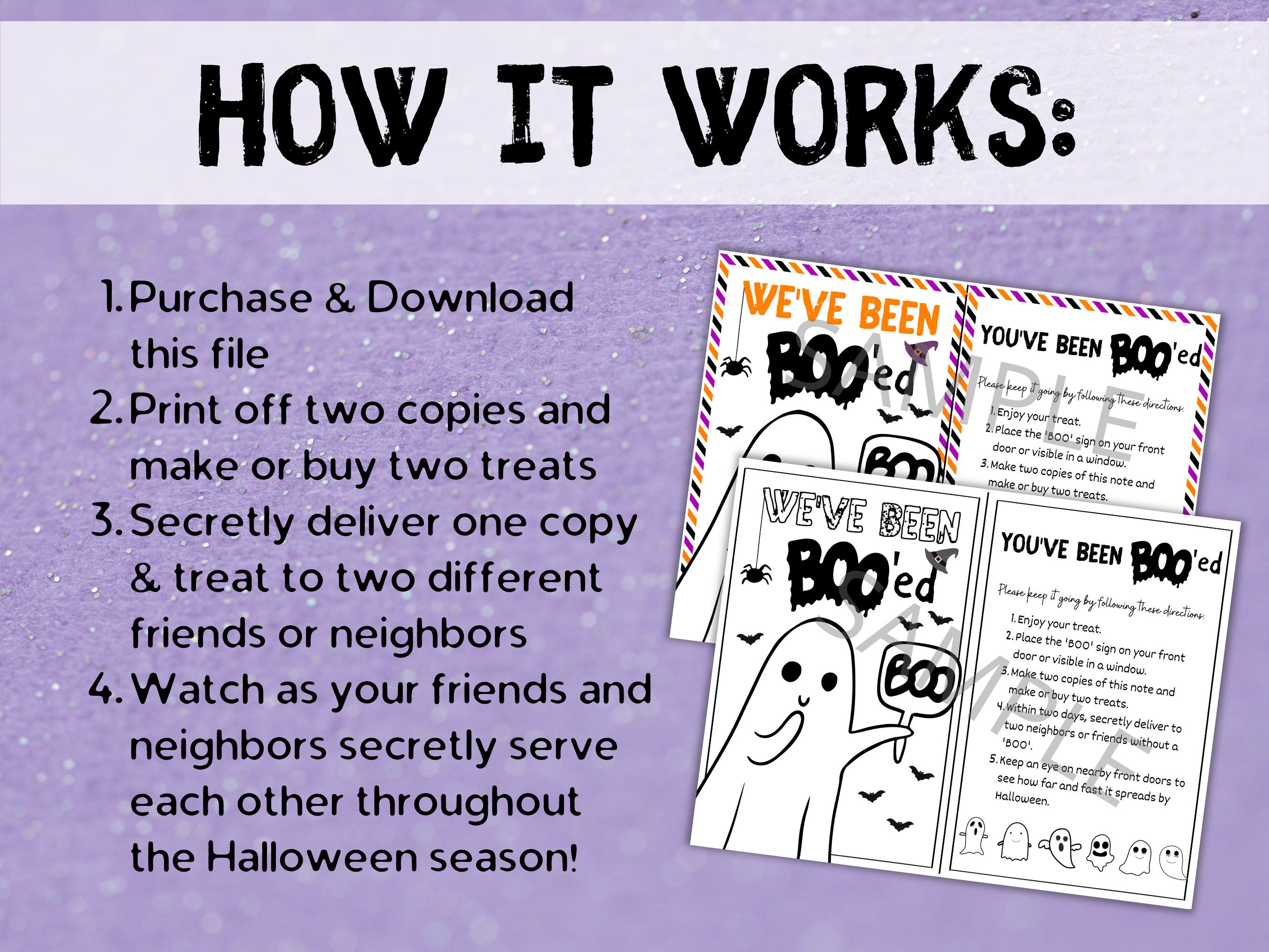 You’ve Been Booed Printable | We’ve Been Boo’d Sign | Neighborhood ...