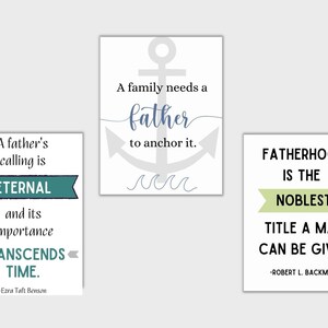 LDS Father's Day Quotes Printable | Father's Day Gifts | Father's Day ...