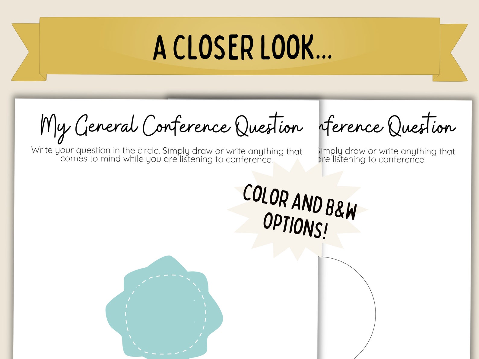 General Conference Youth and Adult Activity Pages | Oct 2025 | Note Taking Pages for Teens ...