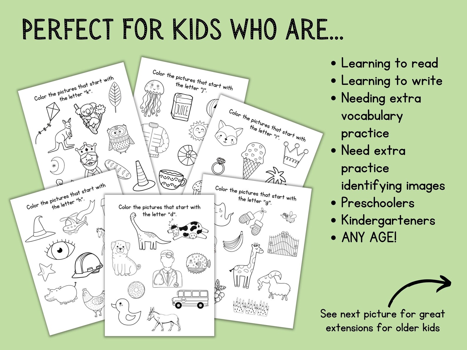 ABC Coloring Pages for Kids ABC Practice Worksheets Printable Coloring ...