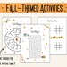Fall Activity Pages for Kids | Printable Fall Activities | Fall ...