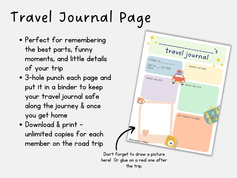 Printable Road Trip Activity | Travel Kid Games Bundle | Printable ...