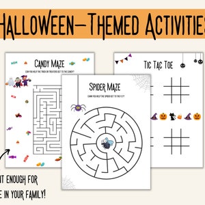 Halloween Activity Book for Kids | Halloween Coloring Pages | Childrens ...