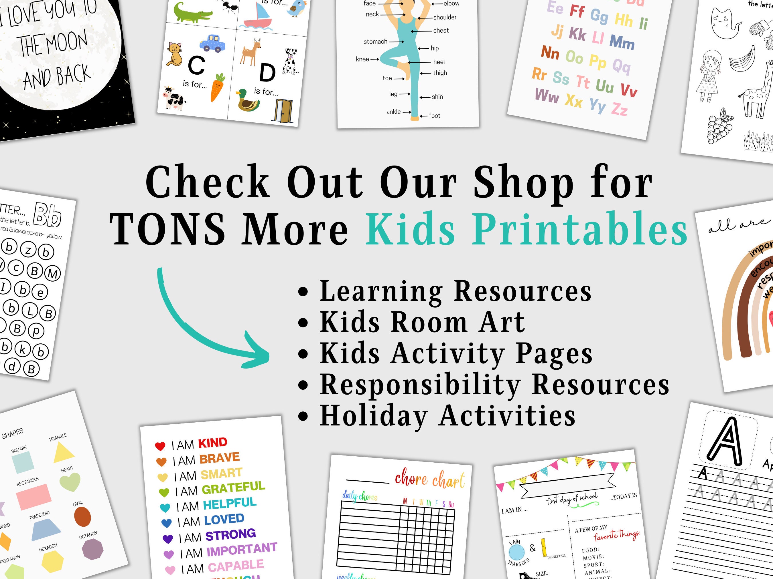 Kids Letter to Santa Bundle Printable Kids Christmas Letter - Etsy