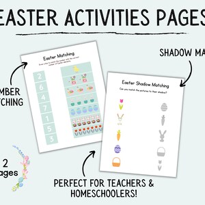 Easter Game Set Printables | Easter Activity Sheets | Educational ...