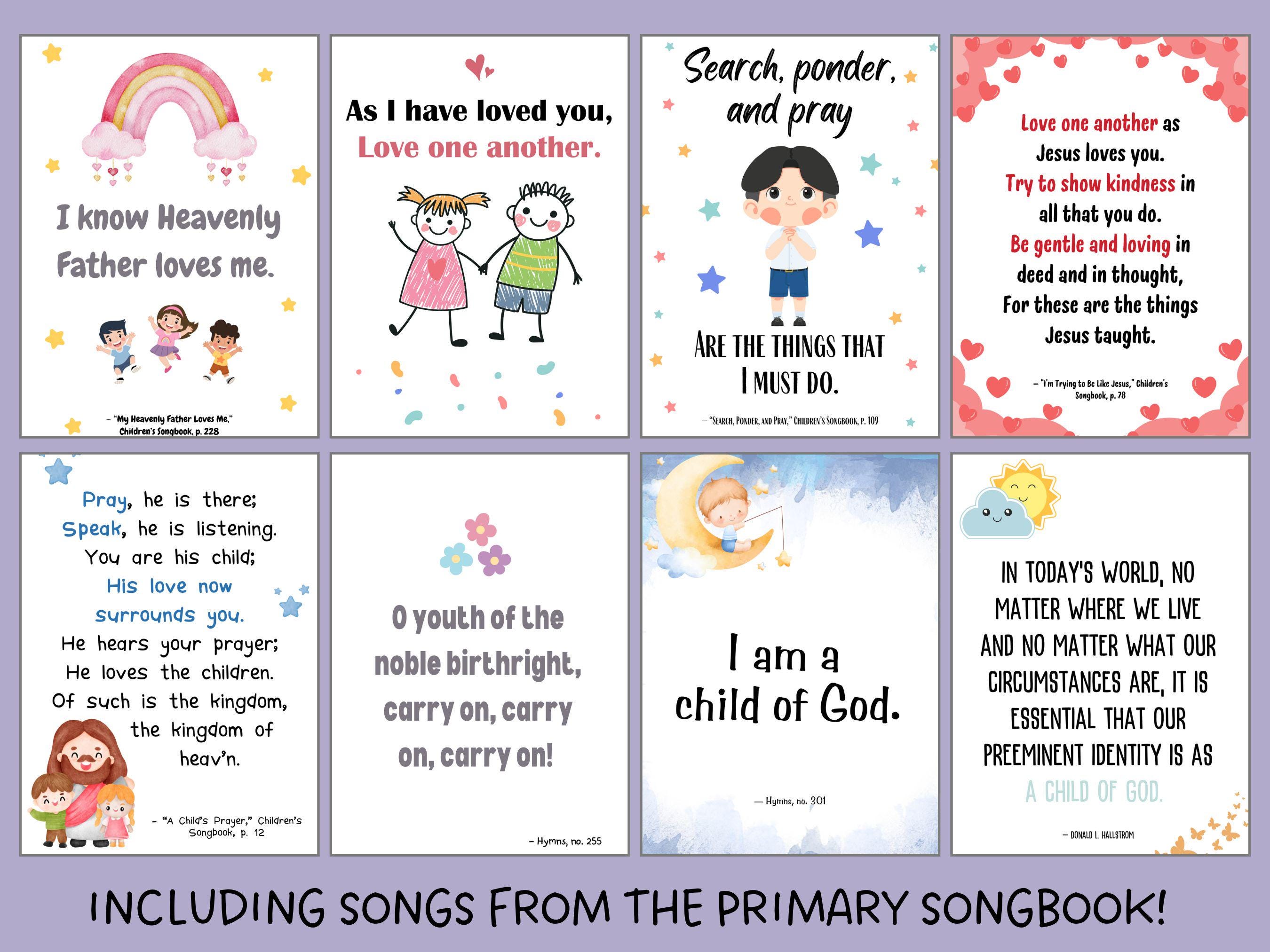 LDS Quotes for Primary Children | Printable Primary Quotes | Printable ...