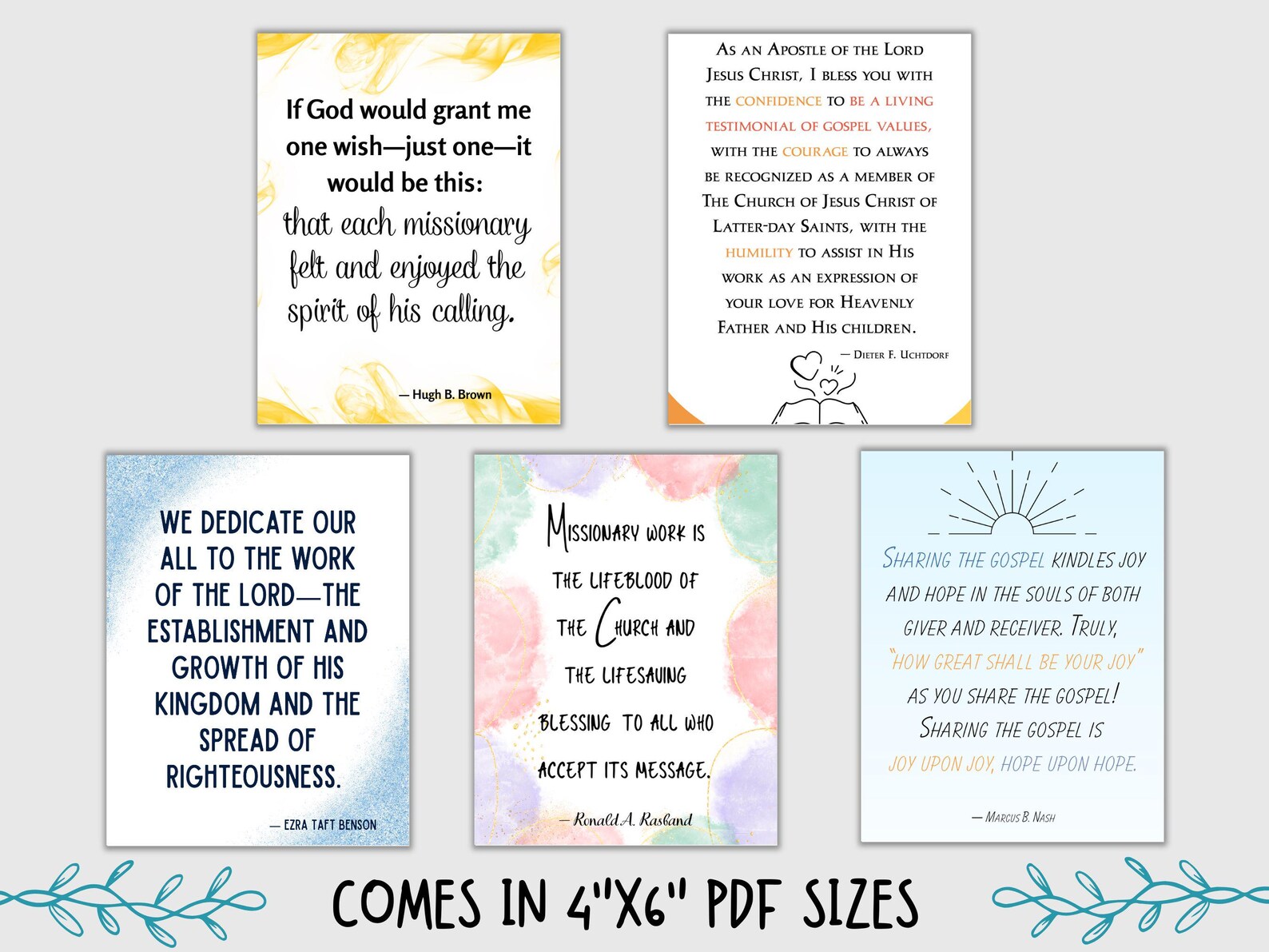 LDS Quotes for Missionaries | Printable LDS Quotes About Missionary ...