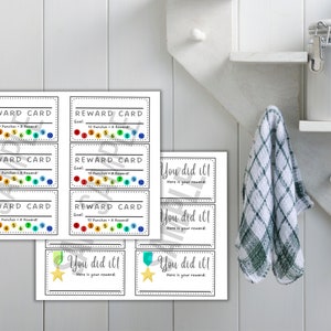 Kids Printable Reward Cards | Reward Punch Card for Kids | Reward ...