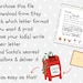 Kids Letter to Santa Bundle Printable Kids Christmas Letter to Santa ...