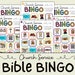 Bible Bingo Printable Church Bingo Bible Games for Kids Printable Bingo ...