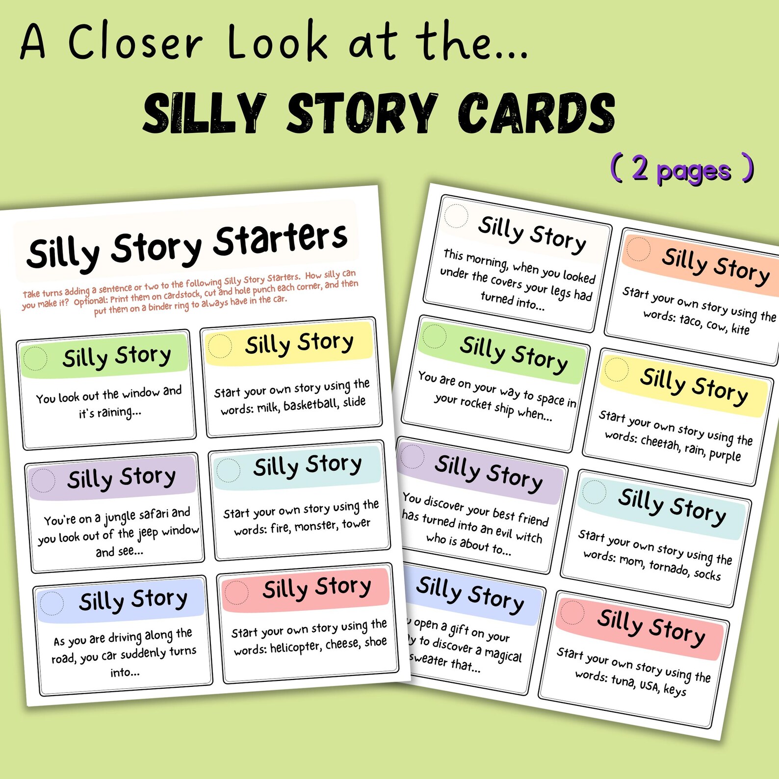 Printable Conversation Starters for Kids & Families | 54 Let’s Talk ...