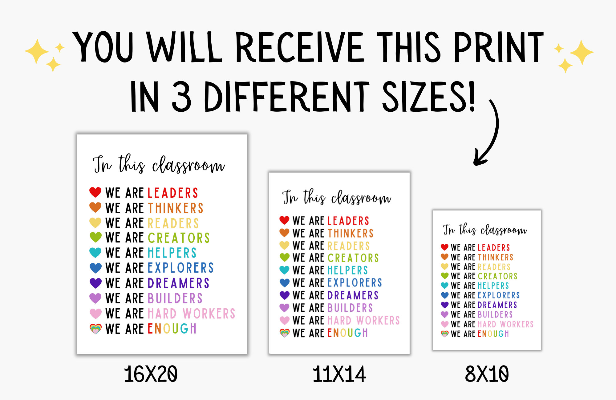 In This Classroom Poster Printable | Classroom Decor | Classroom Rules ...