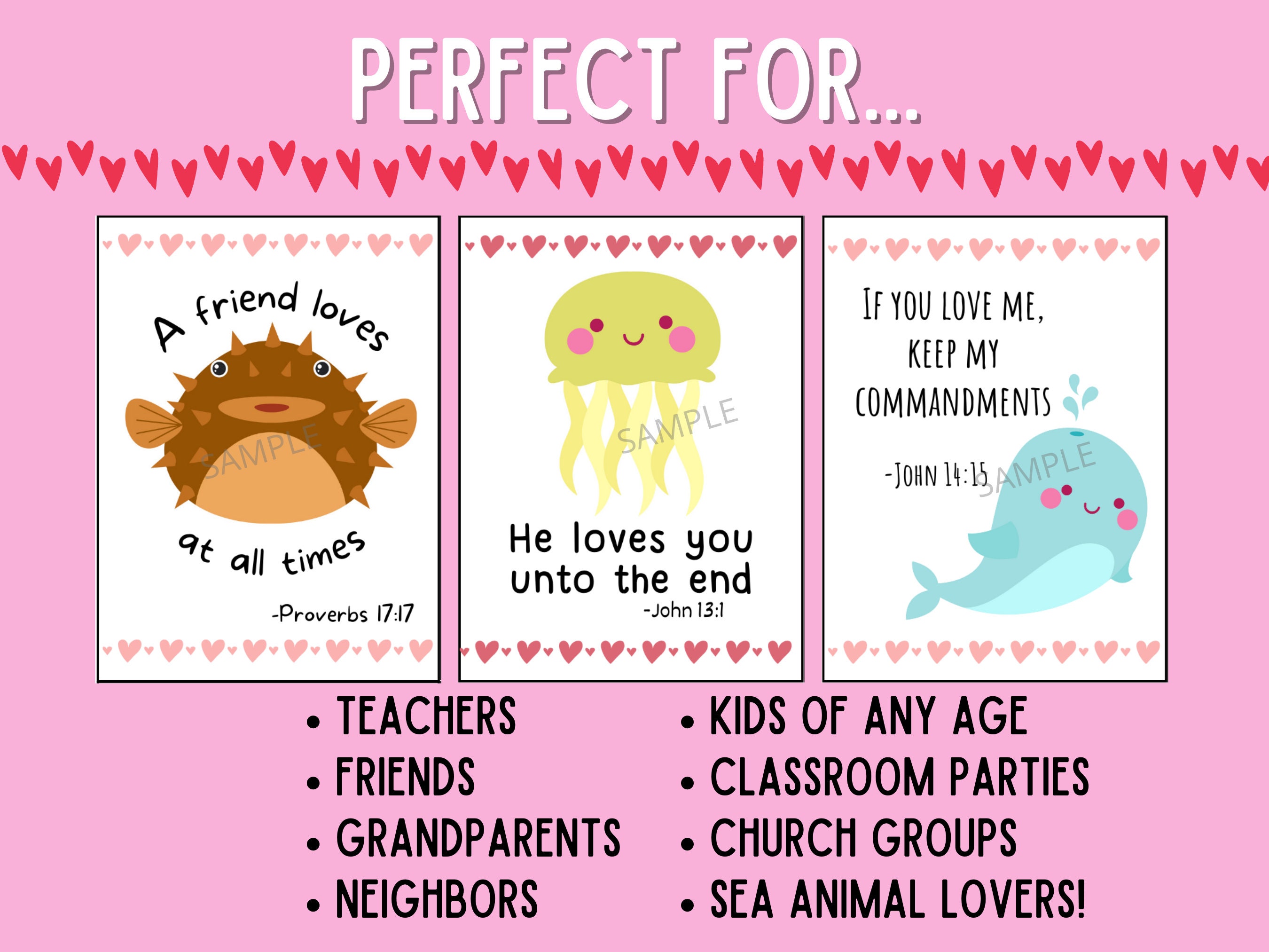 Bible Verse Valentines | Printable Christian Valentines Day Cards ...
