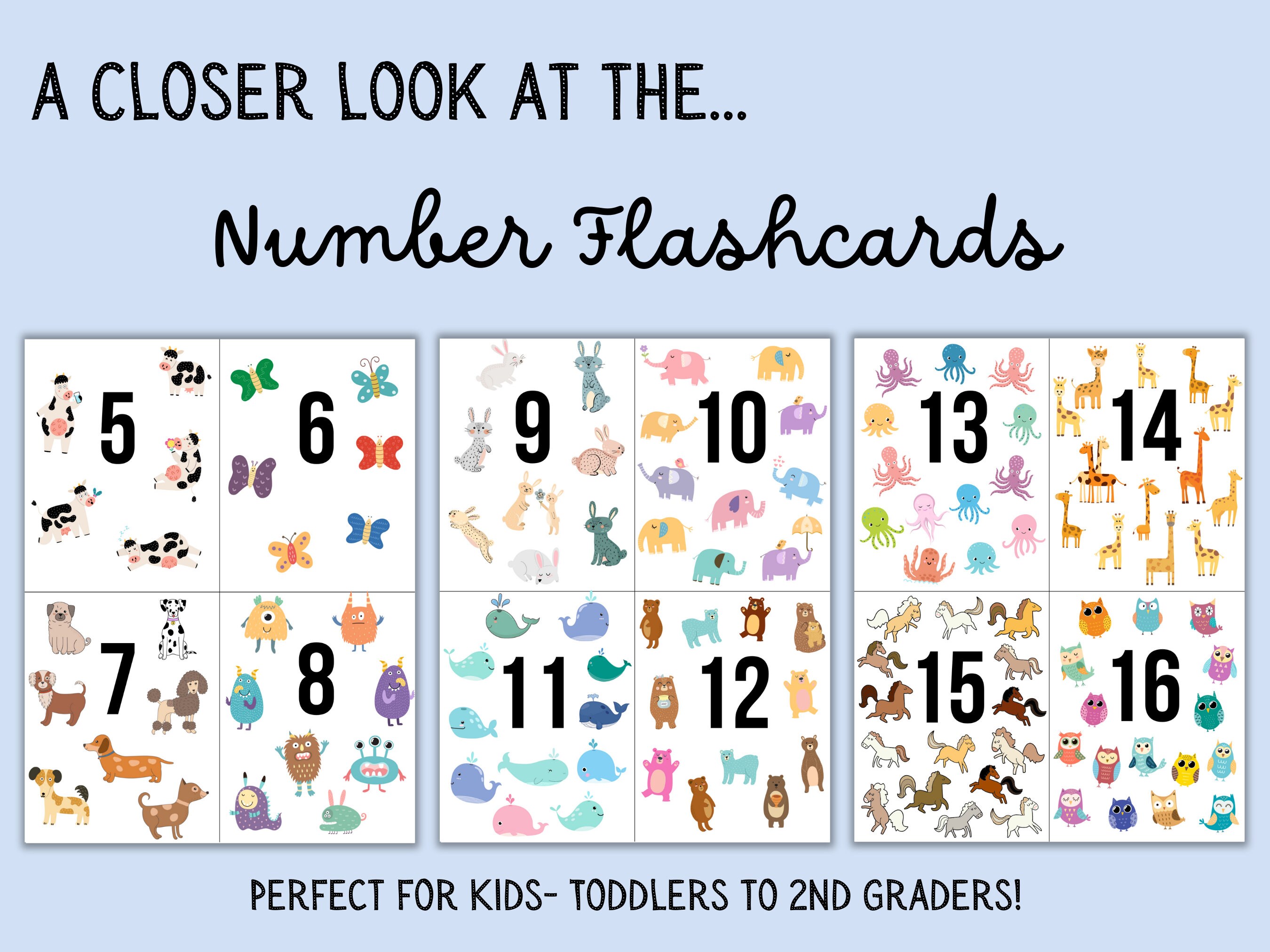 ABC Flashcards & Coloring Pages | Alphabet Flashcards for Kids | Number ...