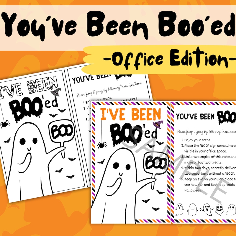 You've Been Booed Office - Etsy