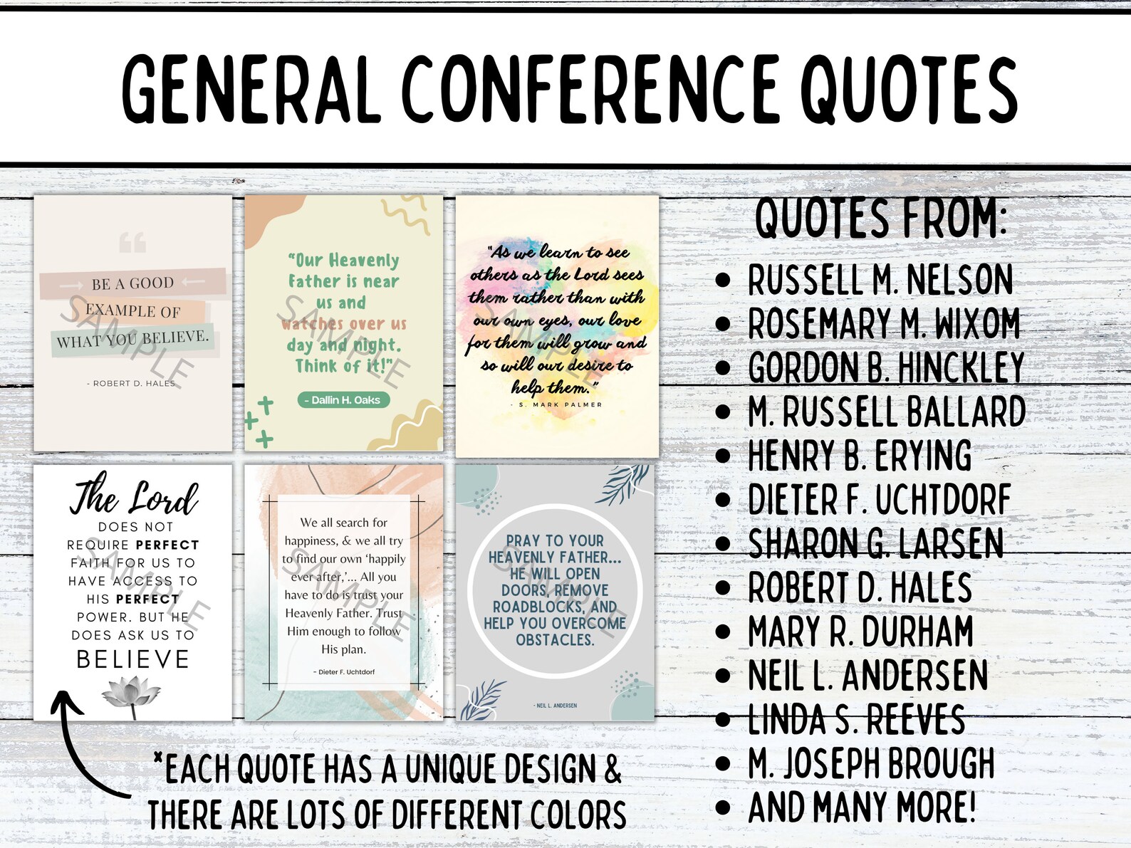 LDS Quotes From General Conference | Printable LDS Quotes | LDS General ...