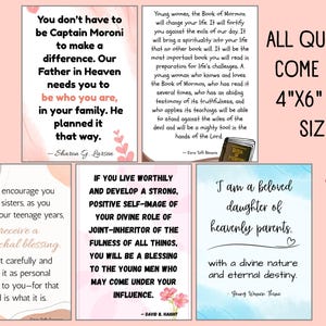 15 Printable LDS Young Women Quotes | LDS Quotes Instant Download ...