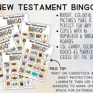 New Testament Kids Activity Bundle | Printable Bible Games for Kids ...