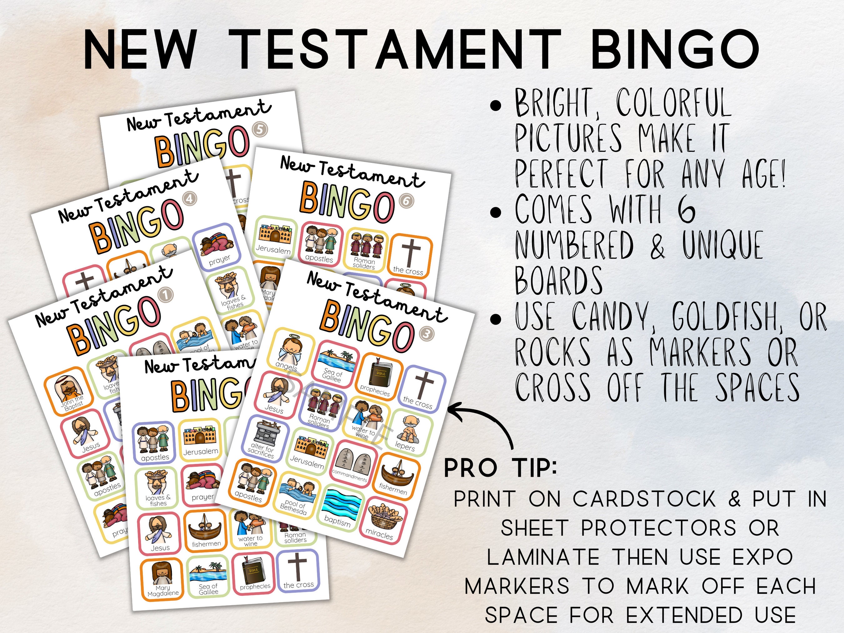 New Testament Kids Activity Bundle | Printable Bible Games for Kids ...