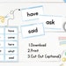 Sight Word Flashcards | Printable Flashcards for Kids | Kids Learning ...
