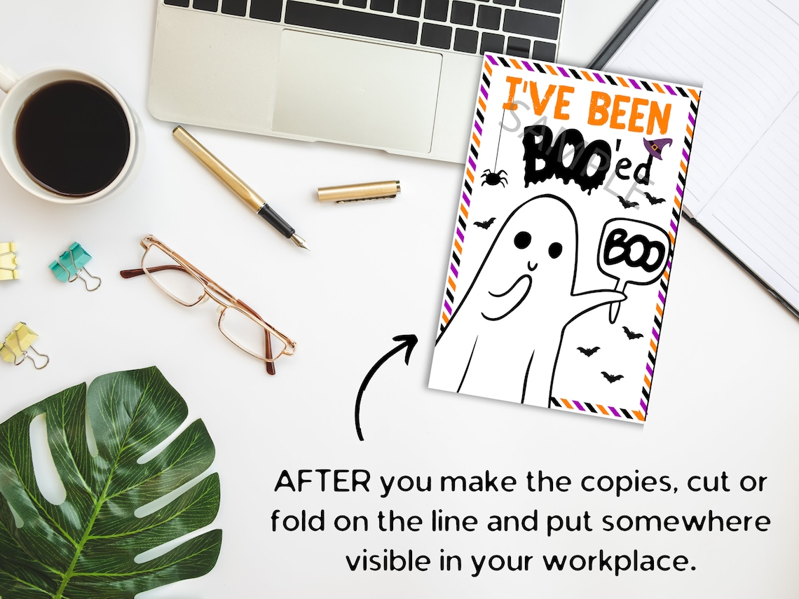 You’ve Been Booed Printable Office Edition | I’ve Been Boo’d Sign ...