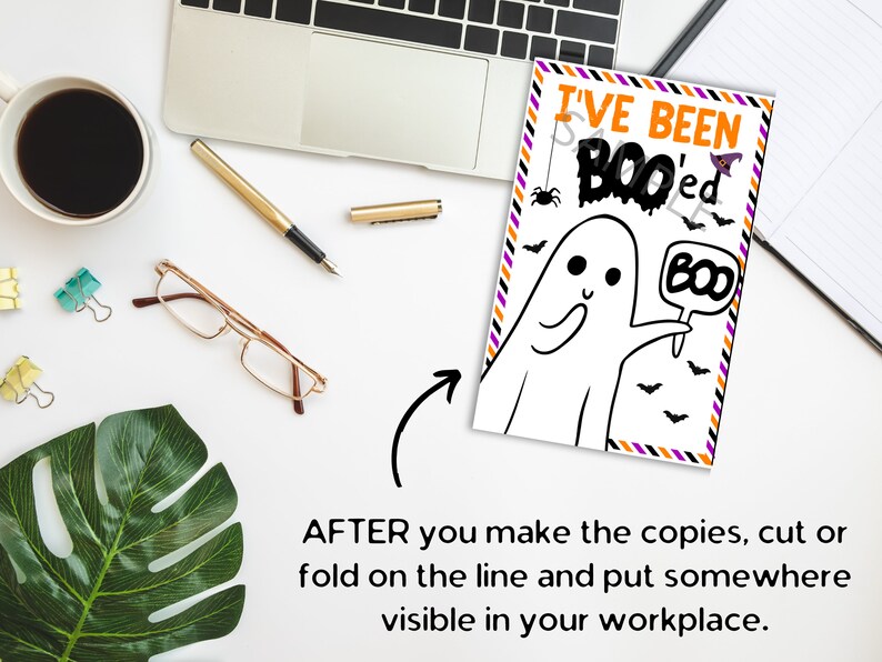 You’ve Been Booed Printable Office Edition | I’ve Been Boo’d Sign ...