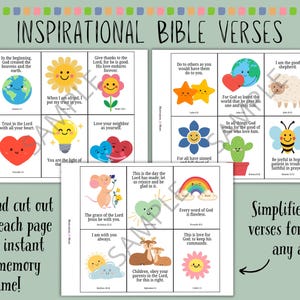 Bible Verse Cards for Kids | Printable Scripture Cards for Children ...