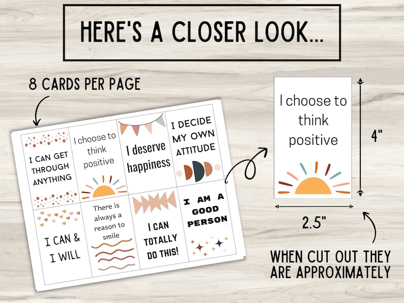 Kids Positive Affirmation Lunchbox Notes Printable | Childrens ...