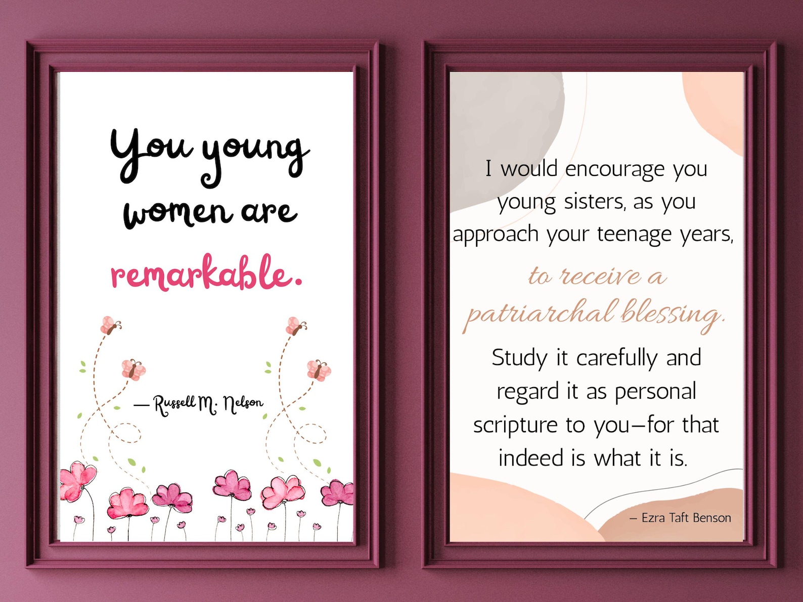 15 Printable LDS Young Women Quotes | LDS Quotes Instant Download ...
