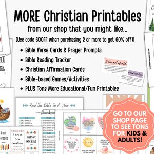 Printable Bible Verse Bookmarks | Set of 20 Bookmarks| Instant Download ...