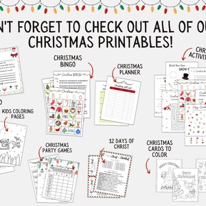 Kids Letter to Santa Bundle | Printable Kids Christmas Letter to Santa ...