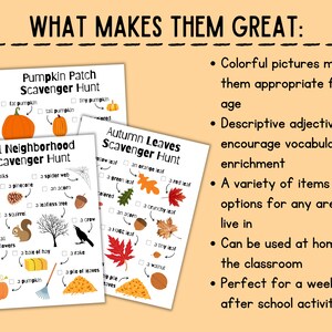 Fall Scavenger Hunt for Kids | Printable Pumpkin Patch Activity ...