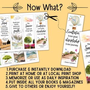 Printable LDS Bookmarks | LDS Quotes, Bible Verses, Book of Mormon ...