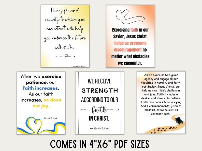 15 Printable LDS Quotes About Faith | Faith Quotes | Inspirational ...