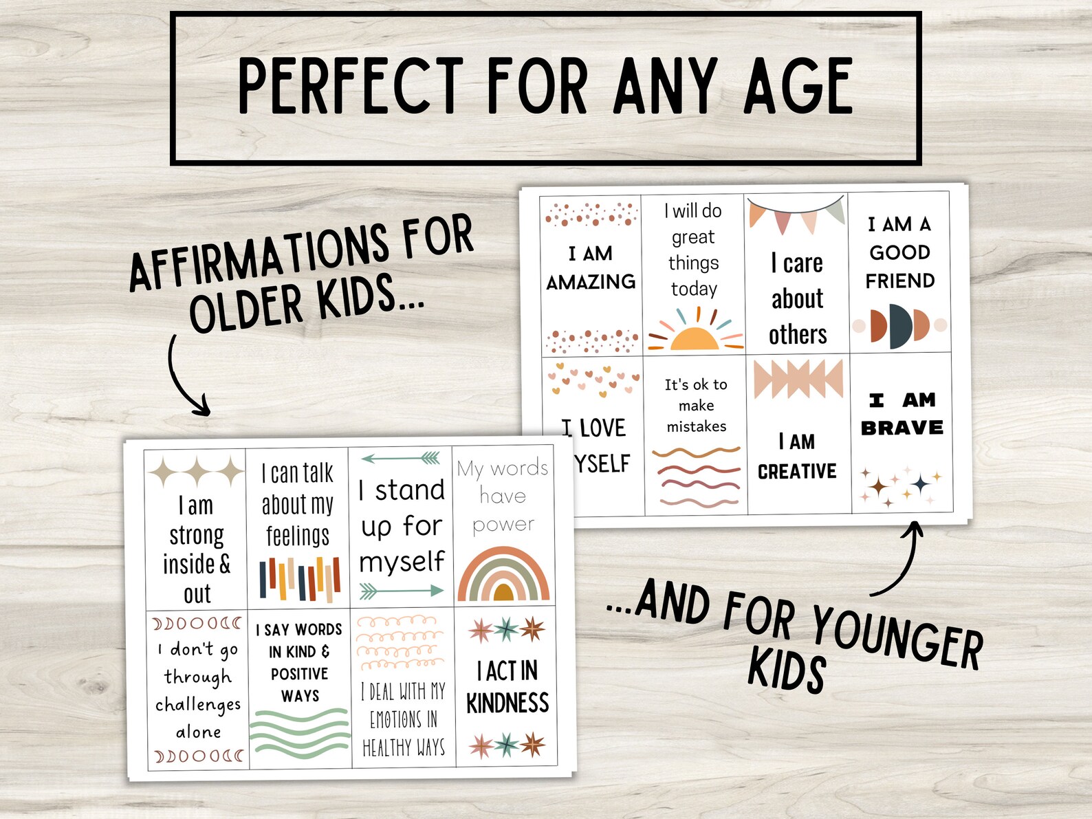 Kids Positive Affirmation Lunchbox Notes Printable | Childrens ...
