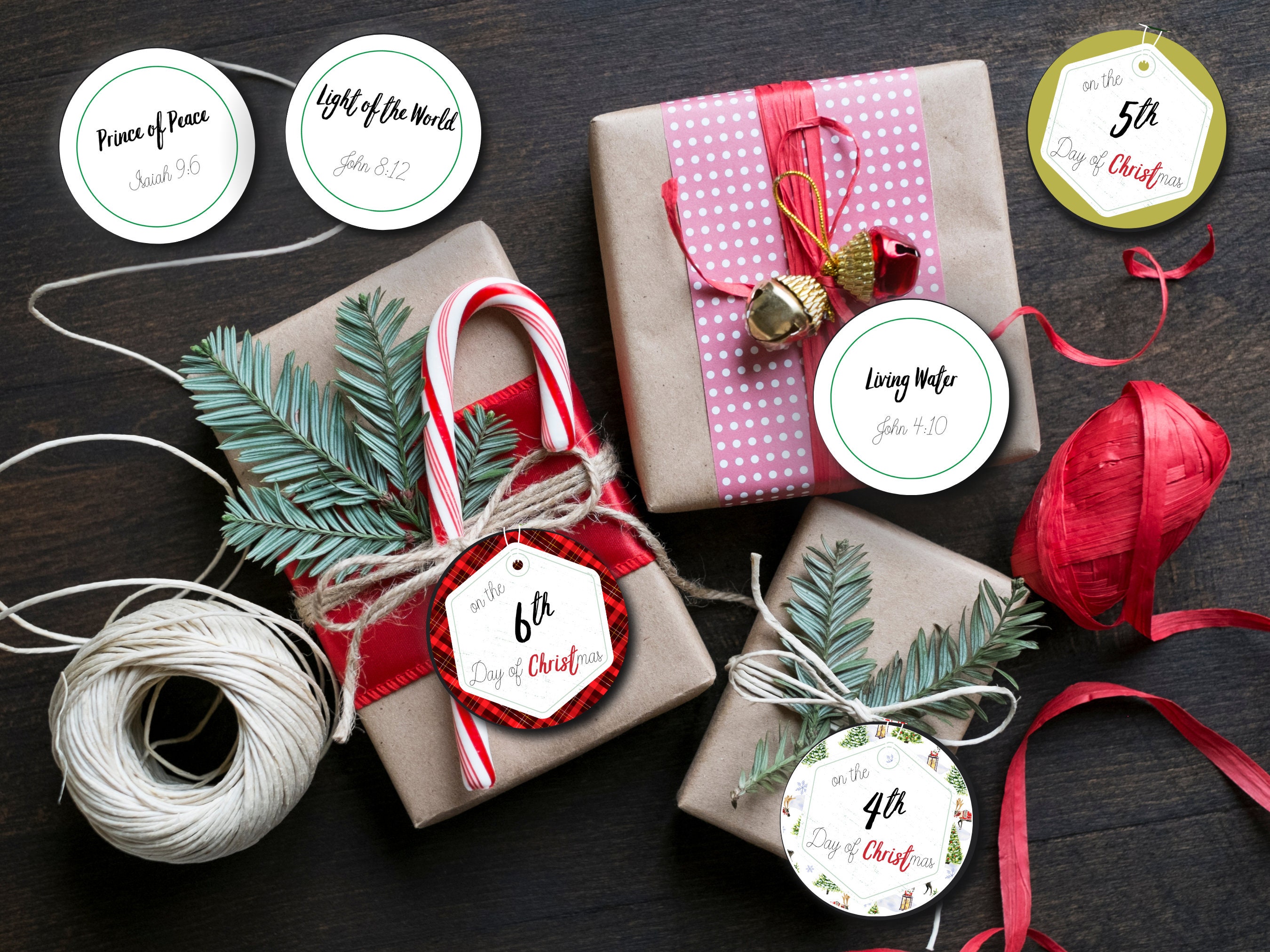 12 Days of Christmas Gift Tags | Twelve Days of Christmas Printable ...