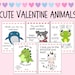 Cute Animal Valentines Day Cards | Printable Animal Valentines for Kids ...