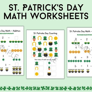St. Patricks Day Activity Sheets for Kids | St. Patricks Day Activities ...
