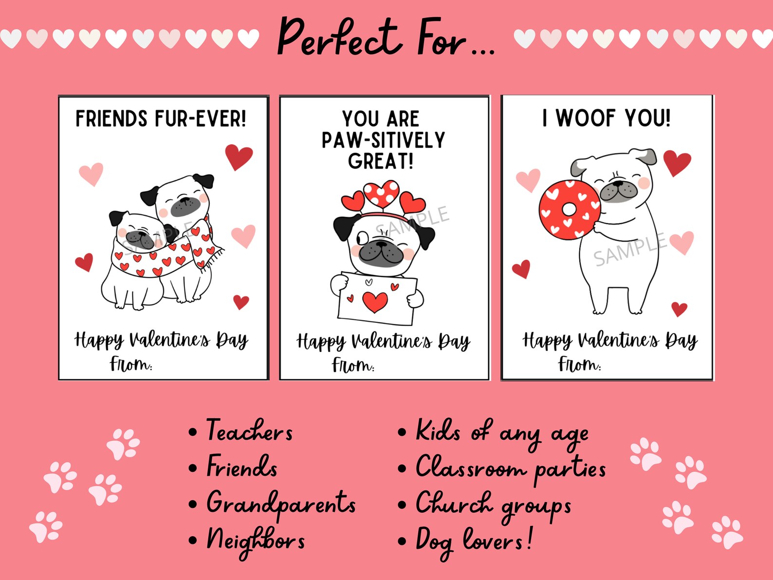 Cute Dog Valentines Day Cards | Printable Dog Valentines for Kids ...