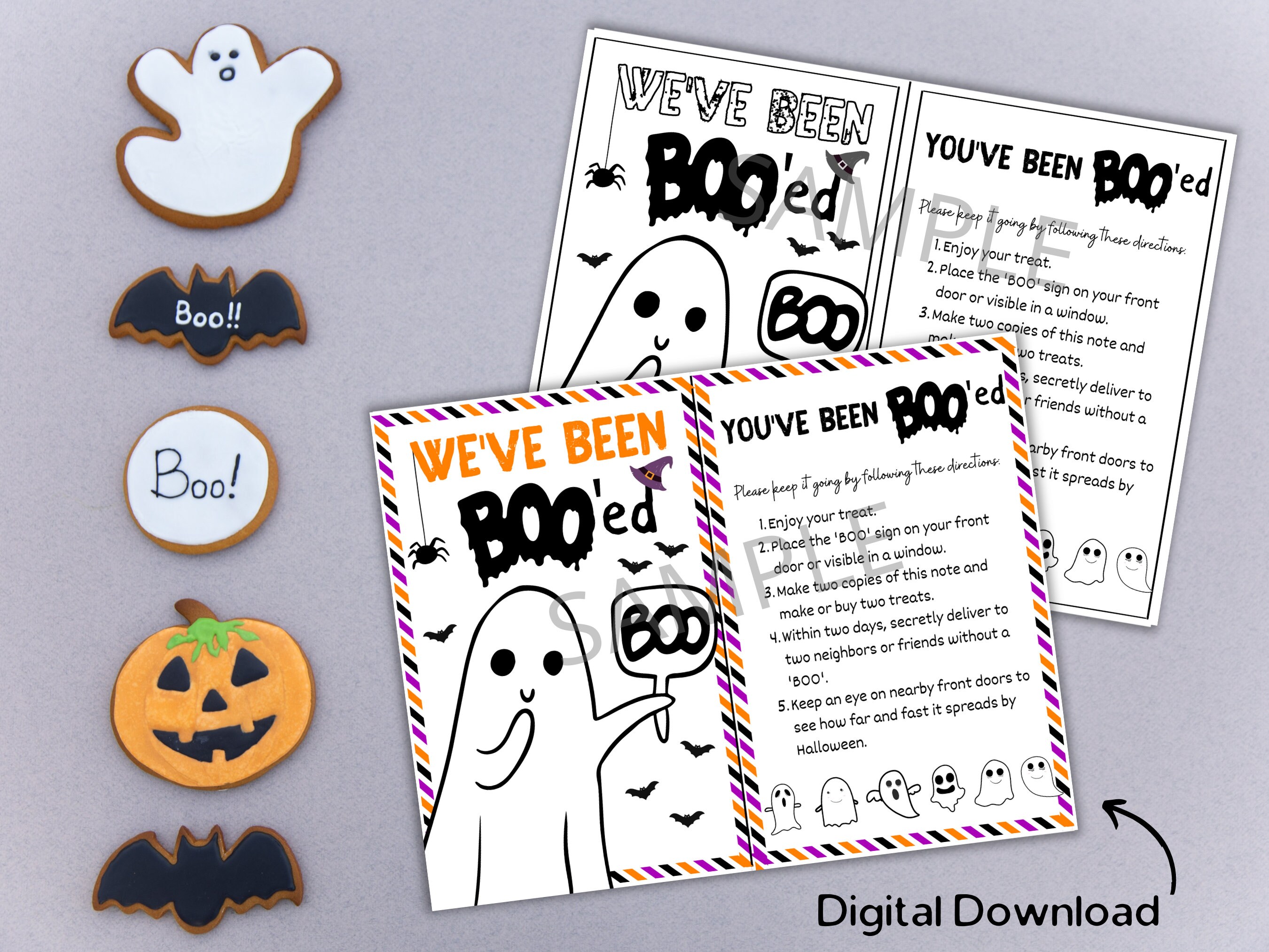 You’ve Been Booed Printable | We’ve Been Boo’d Sign | Neighborhood ...