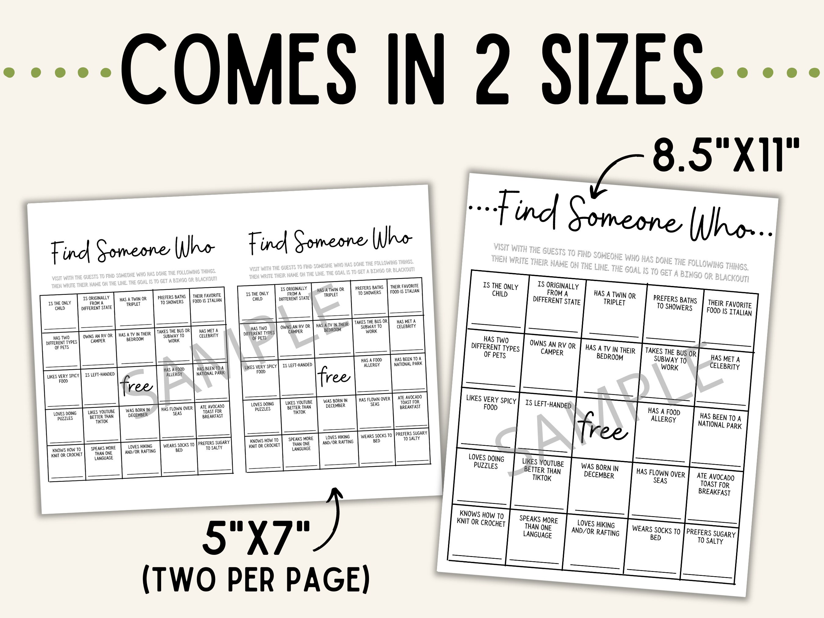 Icebreaker BINGO | Find Someone Who Activity | Getting to Know You ...