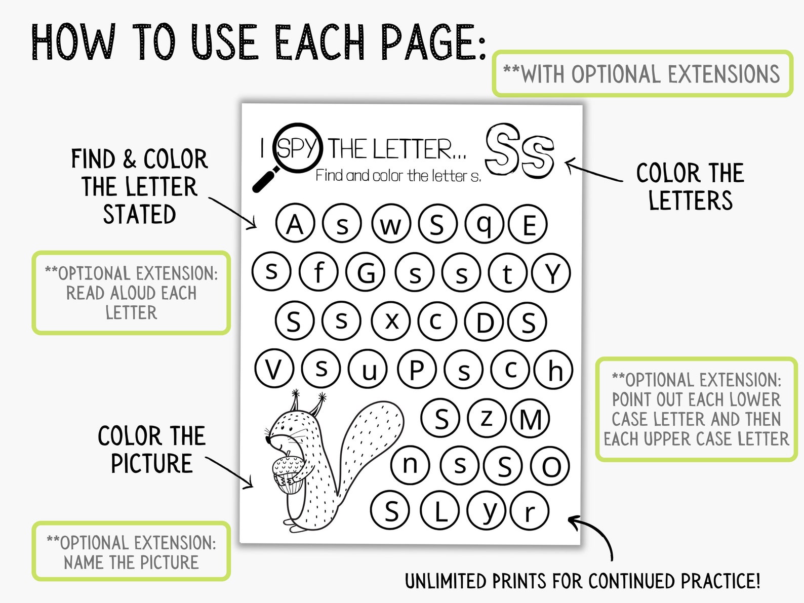 I Spy... Abcs Printable Worksheets | Kids Alphabet Activities ...